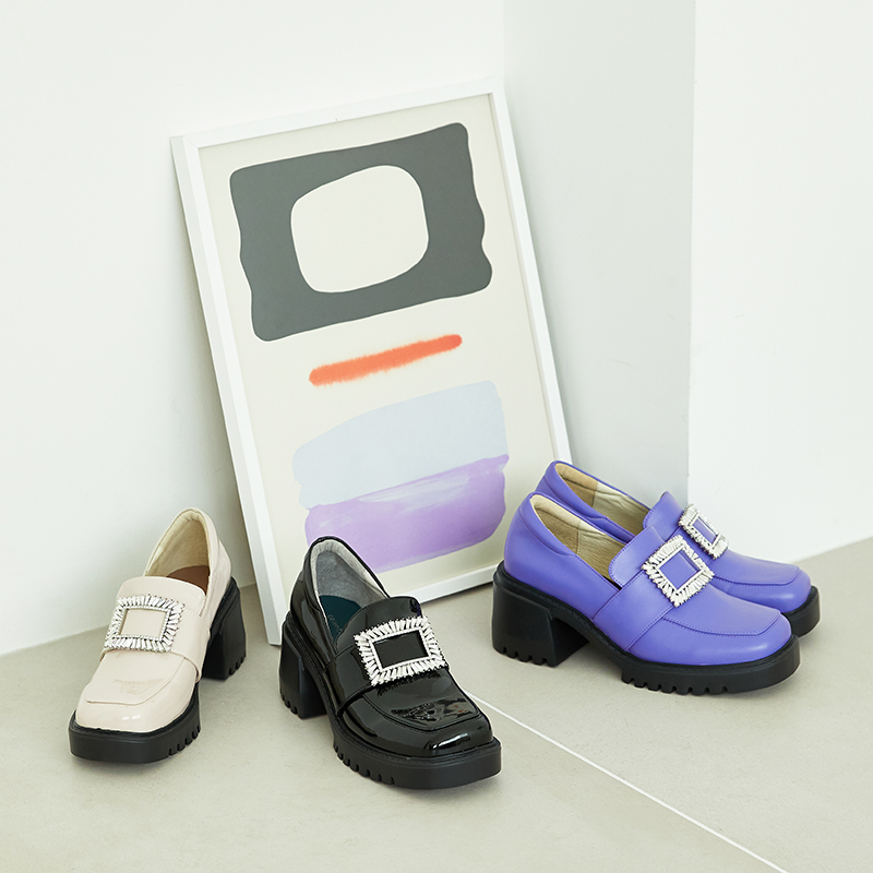 Square Buckle Shoes